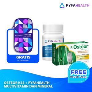 Promo [EXCLUSIVE POUCH OBAT] Osteor KSS + Pyfahealth Multivitamin ...