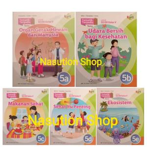 Jual Buku Tematik Terpadu 5A 5B 5C 5D 5E Kelas 5 SD K13 Revisi Erlangga ...