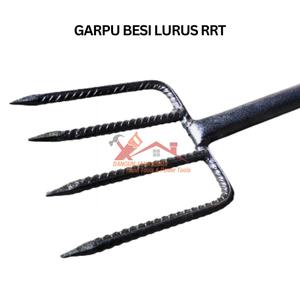 Jual Garpu RRT Besi Lurus Garpu Taman 4 Baris Alat Kebun Model Carmen ...
