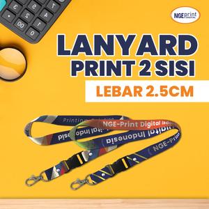 Jual Lanyard ID Card 2,5 cm [BISA SATUAN], Name Tag ID Card, Tali ...