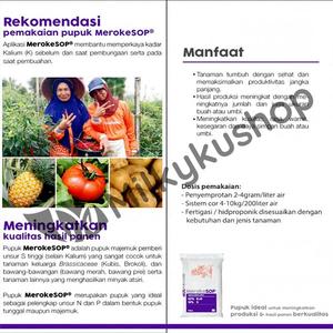 Jual Pupuk Meroke Sop 25 Kg Kemasan Pabrik Via Gosend Grab - Jakarta ...