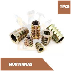 Jual Mur Nanas Baut Tanam Knockdown M4 x 10 M5 x 13 M6 x 20 M8 x 18 ...