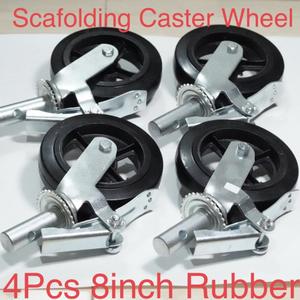 Jual Scafolding Caster Wheel Rubber 4Pcs 8 inch 8" Roda Steger Peranca ...