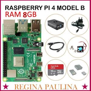 Jual Raspberry Pi 4 Model B RAM 8GB ( MICROSD 16GB 32GB 64GB ...