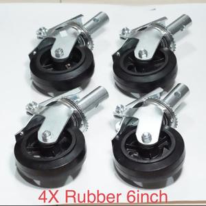 Jual Scafolding Caster Wheel Rubber 4Pcs 6 inch 6" Roda Steger Peranca ...