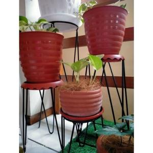 Jual standing pot model v/planter masa kini/ dudukan pot bung kidrya ...