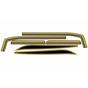 Jual striping tangki honda gl100 125 stiker tangki honda gl100 - Kota ...