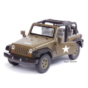 Jual WELLY JEEP WRANGLER RUBICON MILITARY EDITION MOBIL PERANG SKALA 34 ...