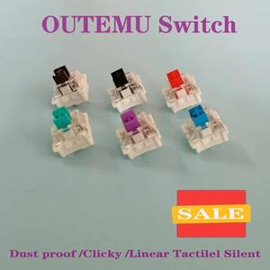 Jual Outemu Blue Switch Mechanical Keyboard Custom Silent Linear ...