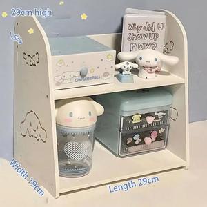 Jual Sanrio Kuromi Hello Kitty Cinnamoroll Shelf Bookshelf Storage Rack ...