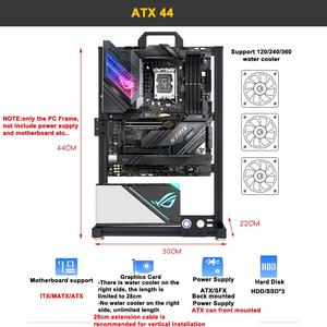 Jual Modding EATX Open PC Case Frame ITX MATX ATX Gamers Cabinet DIY ...