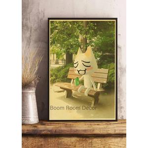 Jual Cute Inoue Toro Posters Retro Kraft Poster Art Picture Coffee Bar ...