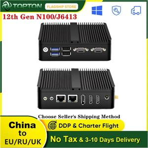 Jual Topton 12th Gen Fanless Mini Computer Alder Lake N100 N95 Quad ...