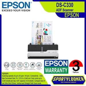 Jual Epson WorkForce DS-C330 / DSC330 ADF Scanner | F4 | 30 ppm - Kota ...