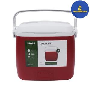 Jual Cooler Box Kotak Pendingin Makanan/Minuman (8L) - Merah/Putih ...