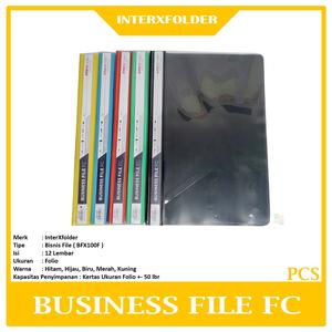 Jual INTERXFOLDER - Map Plastik Business File Ukuran F4 Warna - Pcs ...