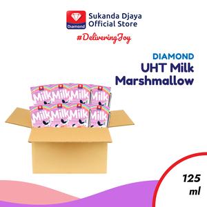 Promo Diamond Milk Susu UHT Marshmallow 125 Ml 1 Karton - 1 Karton ...