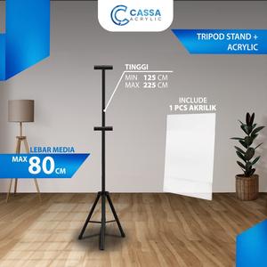 Promo TRIPOD STAND / BANNER DISPLAY / TIANG IKLAN BARCODE DISPLAY ...