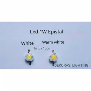 Jual Lampu mata chip led 1w epistar putih warm whitehigh power led hpl ...