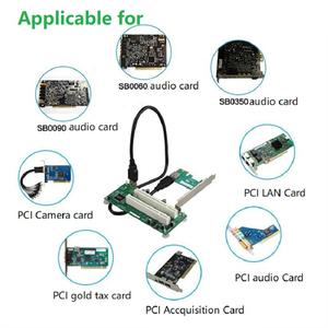 Jual Pci-E To 2*Pci Adapter Cable Pcie X1 To X16 Riser Card Pci ...