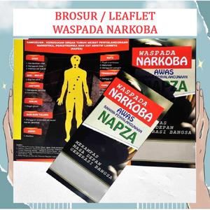 Jual Leaflet / Brosur Napza - Narkoba, Brosur Farmasi, leaflet Apotek ...
