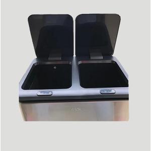 Jual Dual Sensor Trash Bin Two Layer Classification Seperate Bins ...