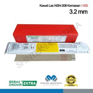 Jual Kawat Las NSN308 3.2 mm ( 1 KG ) Nikko / NSN 308 3,2 mm Stainless ORI - Jakarta Timur - LAS ...