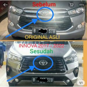 Jual EMBLEM LOGO LAMBANG DEPAN TOYOTA INOVA INNOVA RIBONS ORIGINAL ...