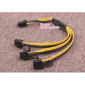 Jual Pci Express Graphics Card Connector Pc Supply Gpu 6Pin Female To 3 ...