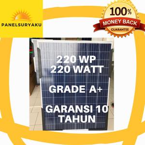 Jual SOLAR PANEL SOLAR CELL PANEL SURYA 220wp 220 WATT 220 WAT FULL ...