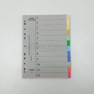 Jual Ready Pembatas Binder 12 Warna/ Divider Ordner 10 Warna / Pembatas ...