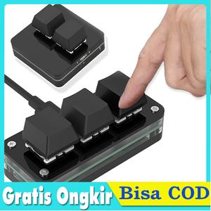 Jual 2 Key 3 Key Mechanical Keyboard USB Gaming Shortcut Macropad ...