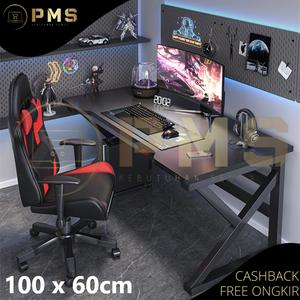 Jual Meja Komputer Laptop PC Desk Stable Frame with Cable Hole 100 x 60 ...