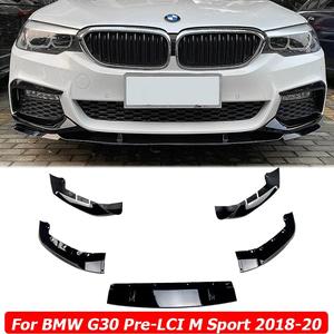 Jual G30 Pre-LCI Front Bumper Lip Spoiler Side Splitter Diffuser Body ...