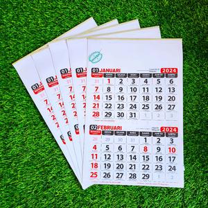 Jual Ready Kalender Kerja Daur Ulang 2 Bulanan Umum 6 Lembar Atau ...