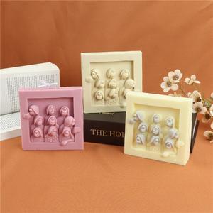 Jual European Statue Photo Frame Silicone Candle Mold Gypsum Form ...