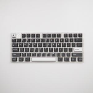 Jual Noir White on Black Keycaps - PBT Doubleshot Cherry Profile Keycap ...