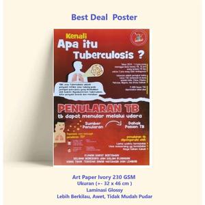 Jual Poster Kenali Apa Itu Tuberculosis | Poster TB TBC | Poster ...