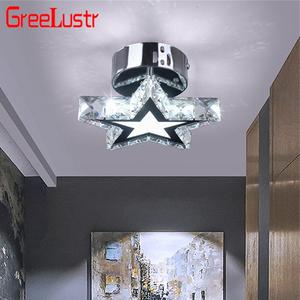 Jual Modern Decor Star Led Ceiling Crystal Lamp Pendant Light Fixtures ...