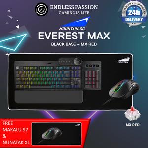 Jual New Everest Mechanical Gaming Keyboard - Midnight Black / Gunmetal ...