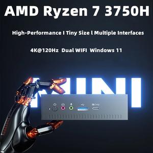 Jual Amd Ryzen 7 3750H Mini Pc 2Xddr4 Nvme Ssd Windows 11 Desktop Comp ...
