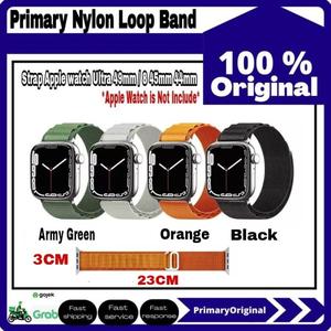 Jual Strap Apple Watch Ultra 49MM / 8 45MM / 44MM Toko Cares Nylon Loop ...