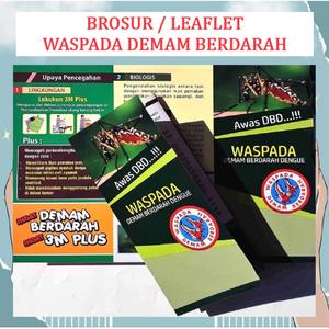 Jual Leaflet / Brosur Demam Berdarah | Leaflet / Brosur DBD | Brosur - 50 Lembar - Kota Surabaya ...