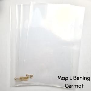 Jual Ready ( 12Pcs ) Map L Bening / Map L Folio Bening / Merek Cermat ...