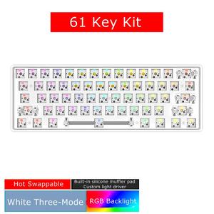 Jual Baru DK61 60 Diy Mechanical Keyboard Kit Bluetooth5.02.4G ...