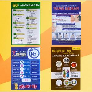 Jual Paket 4 Poster Pilihan | Poster Tema Kebidanan (2) | Poster APN ...