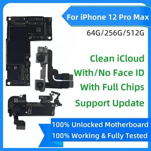 Jual Fully Tested For Iphone 12 Pro Max Motherboard With Face Id ...