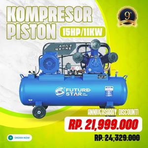 Jual KOMPRESOR ANGIN 15 HP 11 KW AIR COMPRESSOR FUTURE STAR - Jakarta Utara - GLORIEN_STORE ...