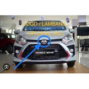 Jual LOGO LAMBANG EMBLEM MEREK DEPAN GARUDA TOYOTA AGYA ORIGINAL ASLI ...