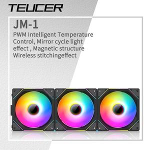 Jual Teucer Jm-1 Pc Cooling Case Fan Argb Mirror Cycle Light Effect . - Kab. Tangerang ...